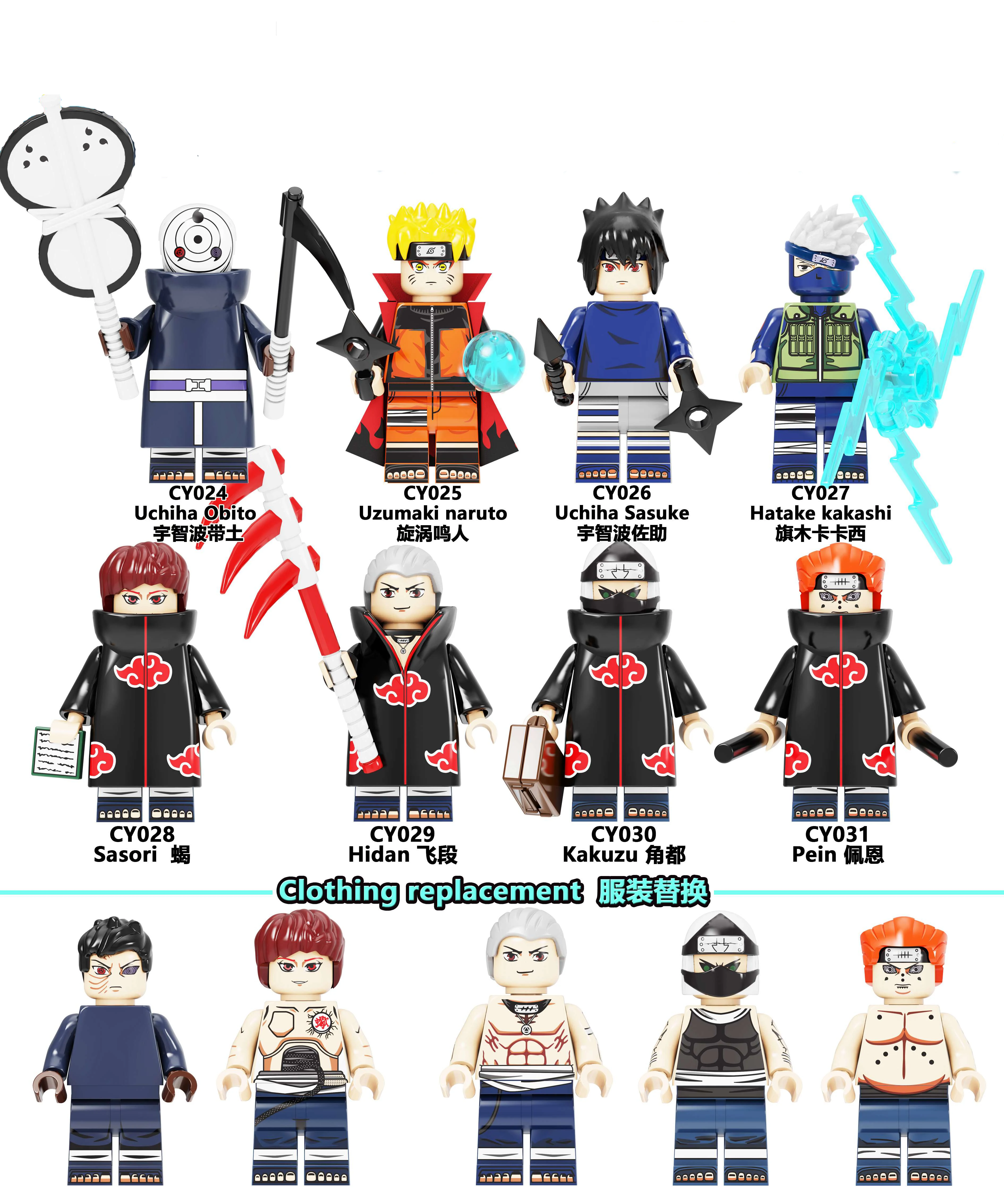 Japanese Anime Kdl Model Uchiha Yakushi Kabuto Zetsu Mini Building ...