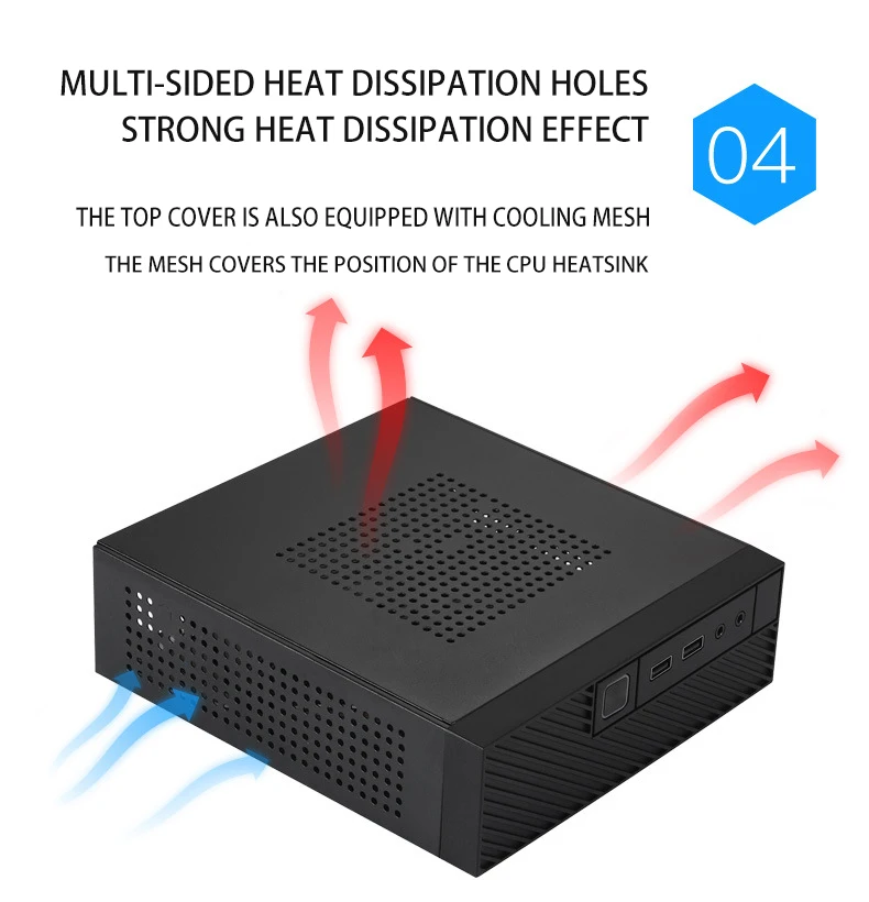 M06 Mini Office Sff Computer Case Htpc Bbc Chassis Pc Case Towers Micro ...