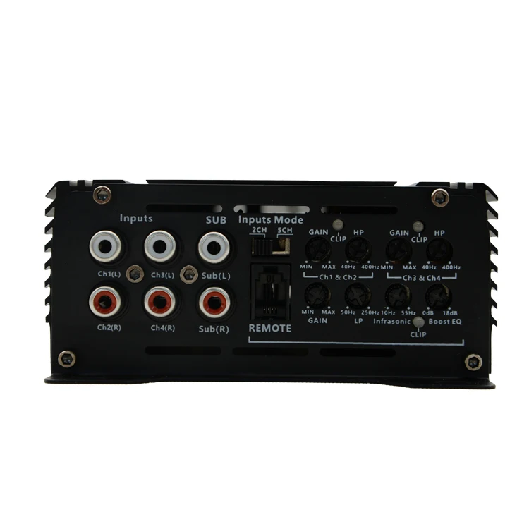 High Power Class D Car Audio Amplifier 5 Channel Amplifier Car Power ...