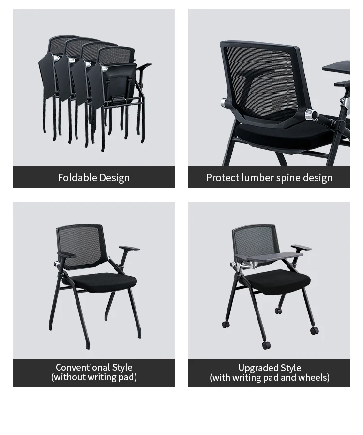 Foshan Wholesale University Classroom Training Chair With Casters ...