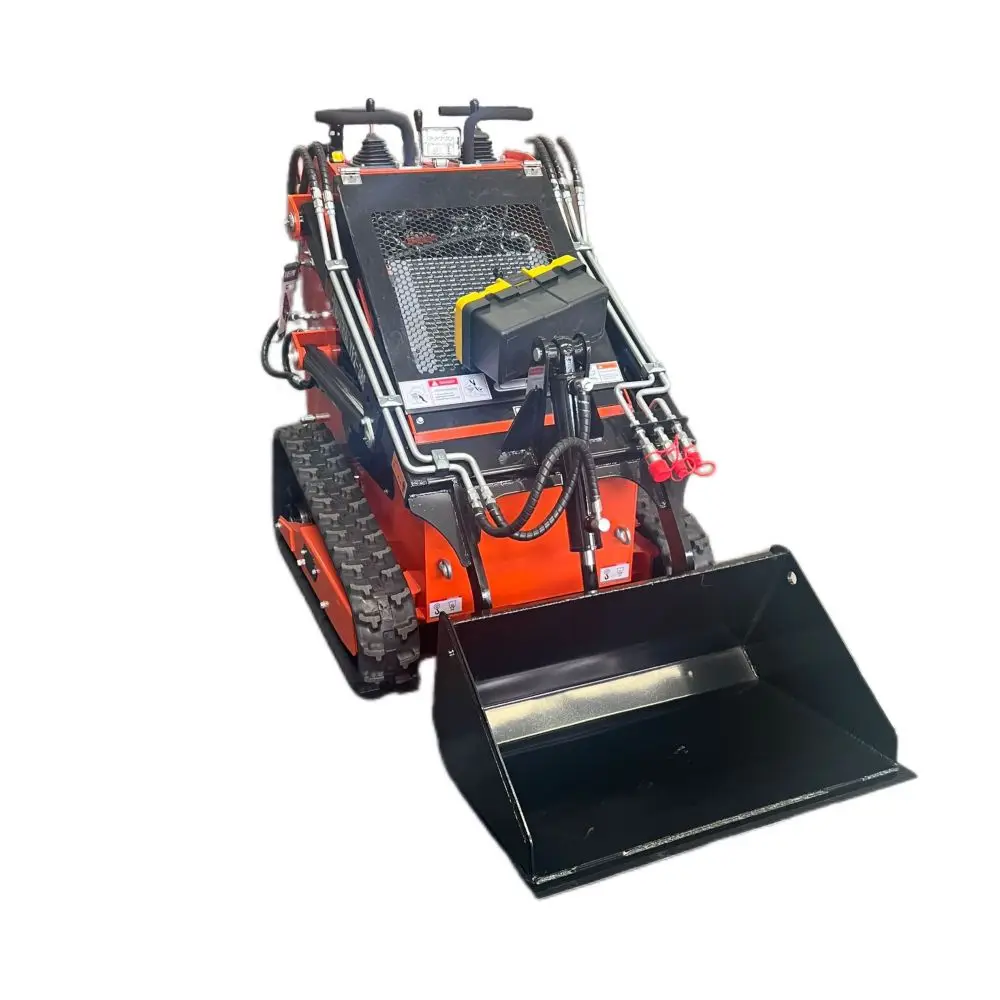AGT Mini Skid Steer Loader YF2-380 - 1 Ton Crawler with Hydraulic Pump ...