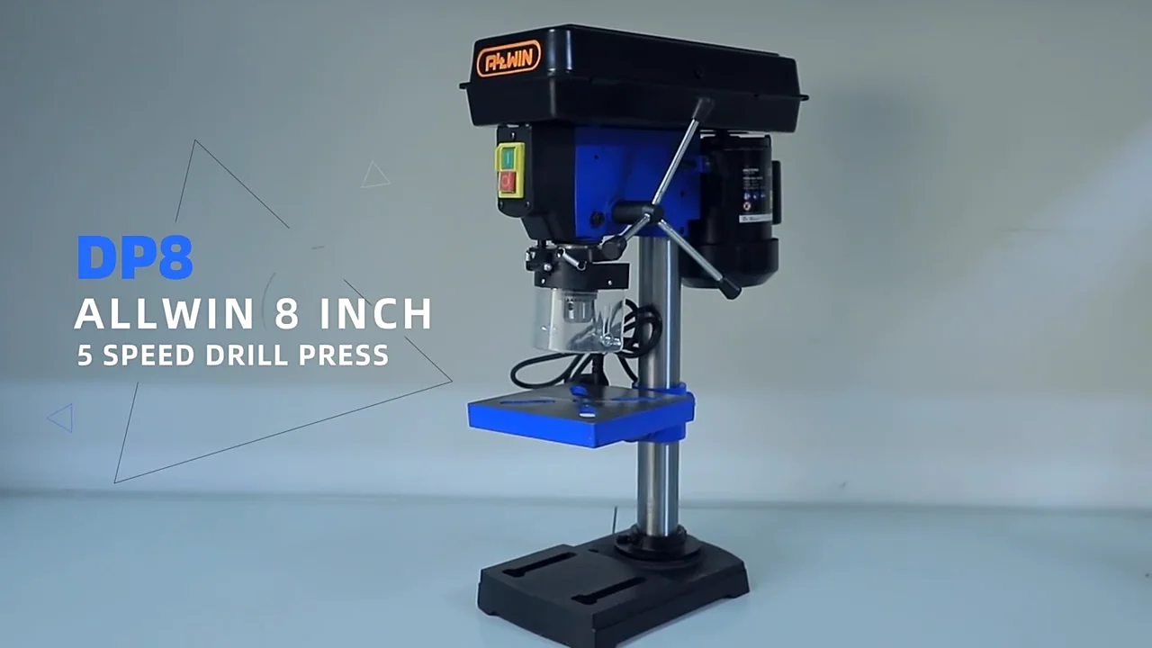 16mm 250w Heavy Duty Compact Bench Drilling Machine 5 Speed Table Drill ...