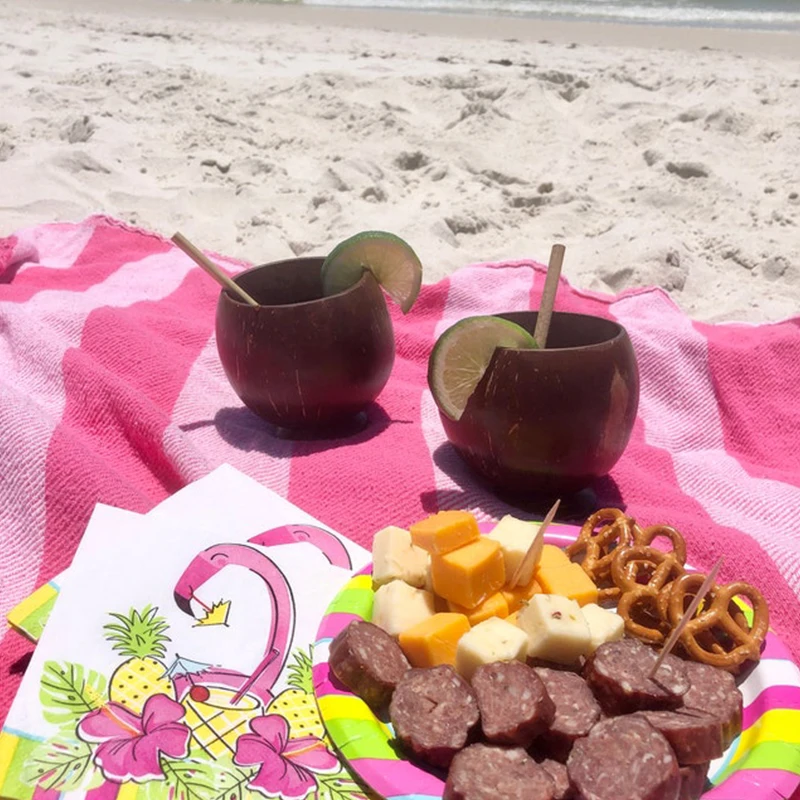 Eco-friendly Coconut Shell Drink Cups - Perfect for Parties