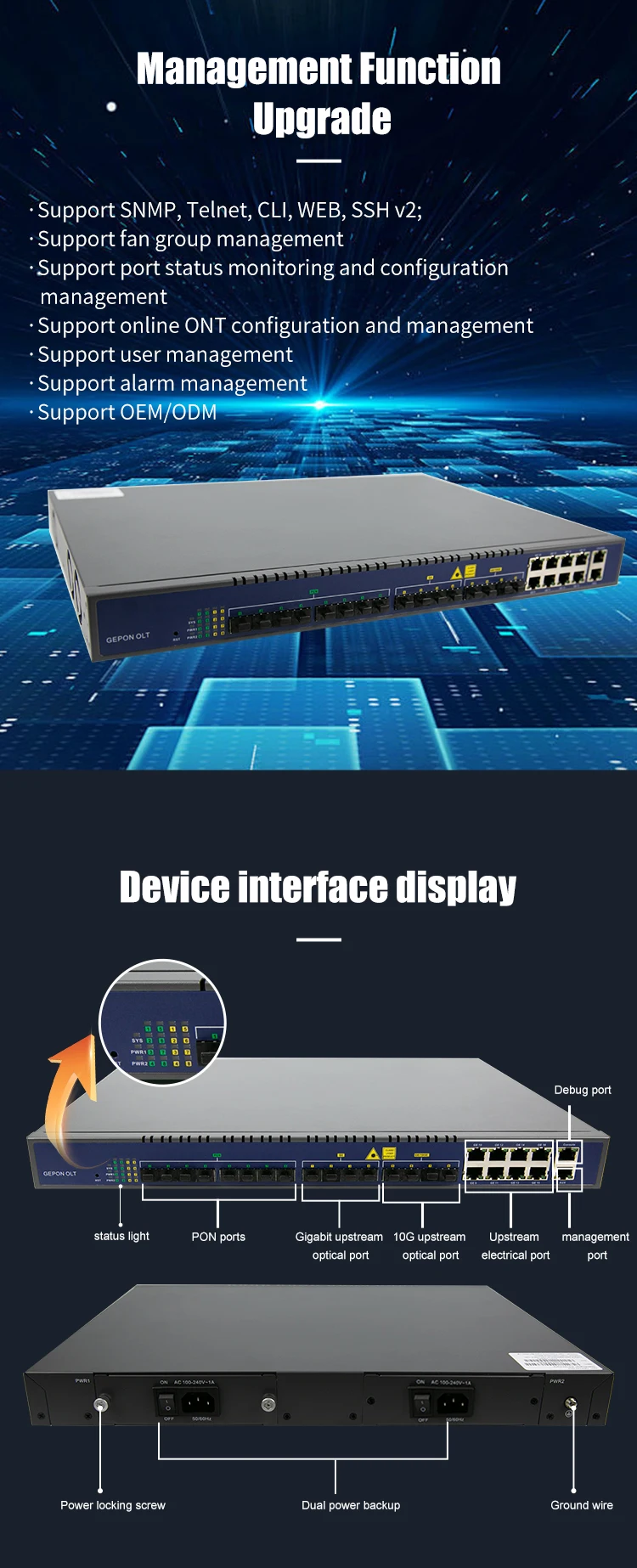 Olt Gepon Olt Cheap Price 2024 New Factory Vsol Gpon Epon Xgpon Olt ...