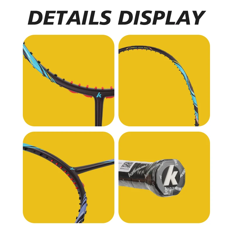 Kawasaki Badminton Racket With Badminton Bag Shuttlelocks Grip ...