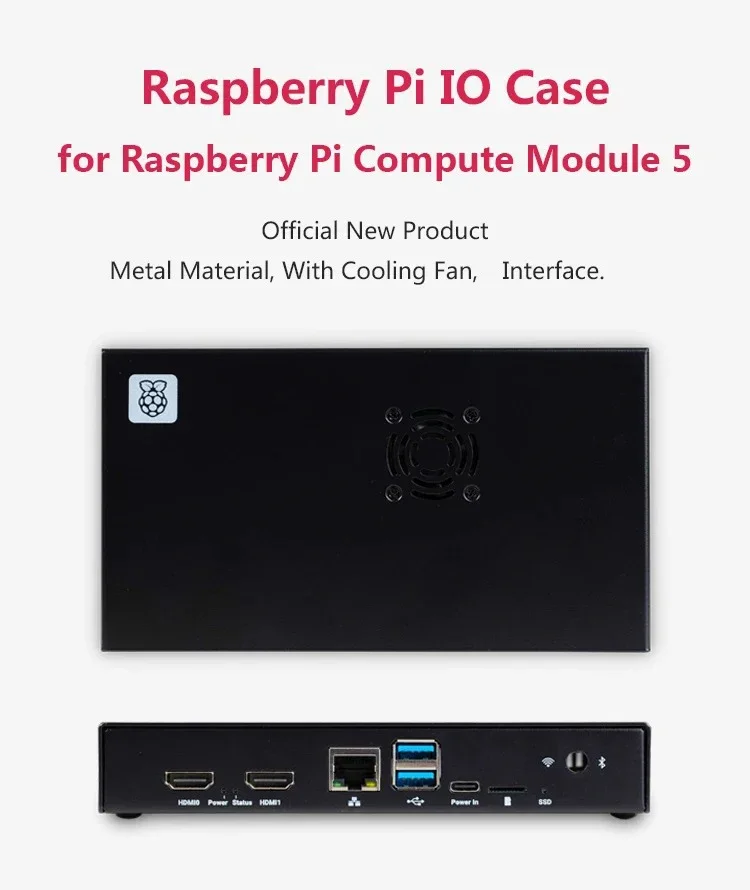 Official Original Raspberry Pi CM5 IO Case for Raspberry PI Compute ...