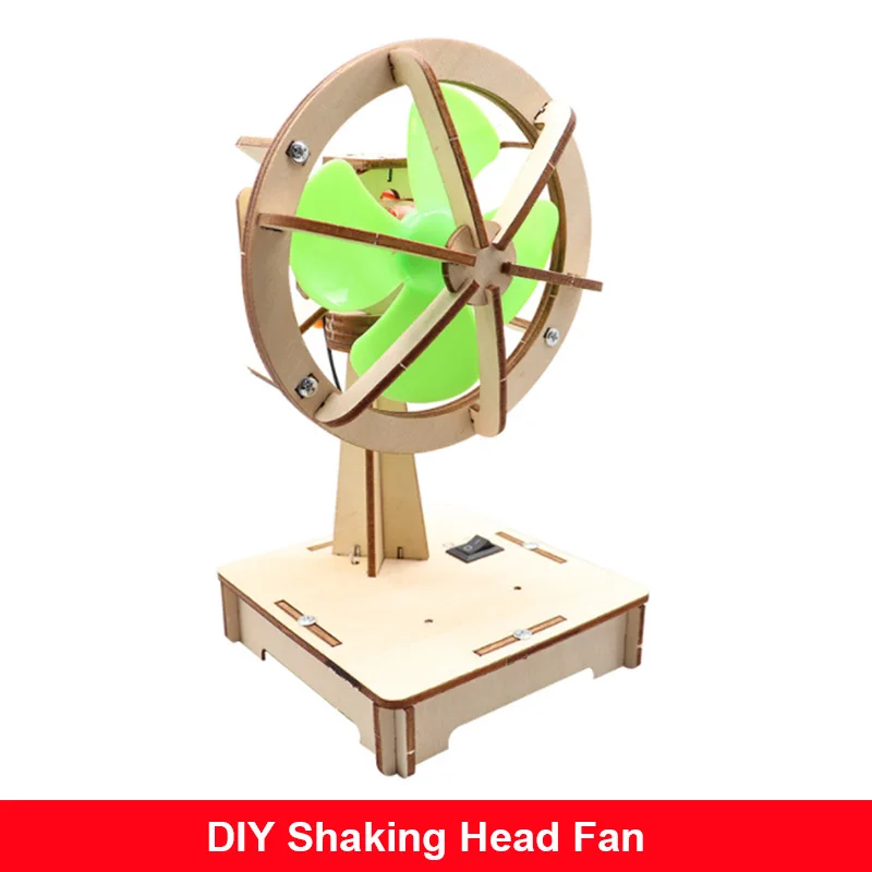 DIY Shaking Head Electric Fan DIY Science Experiment Kit & Education ...