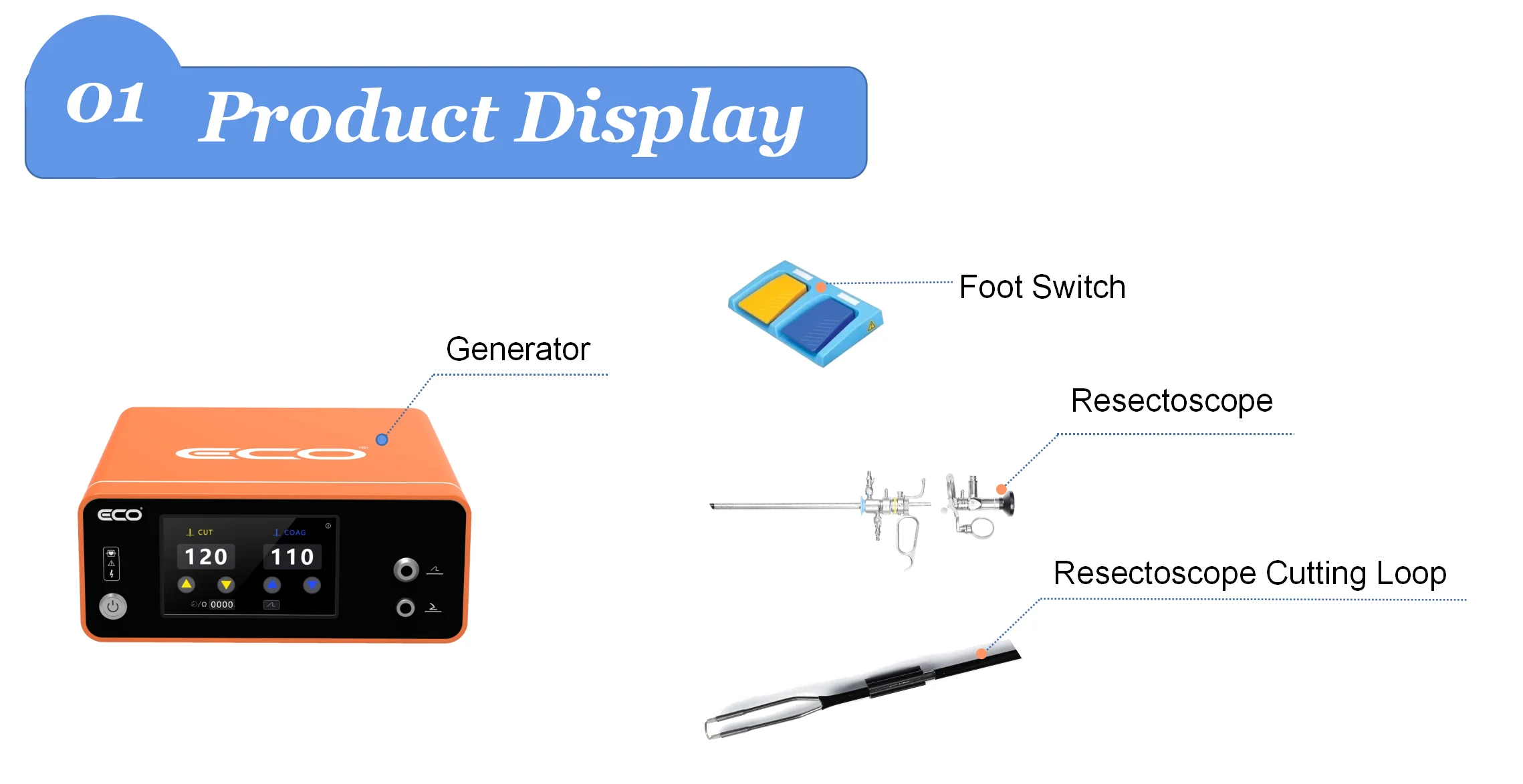 Urology Bipolar Resectoscope - BPH Surgery Plasma Generator