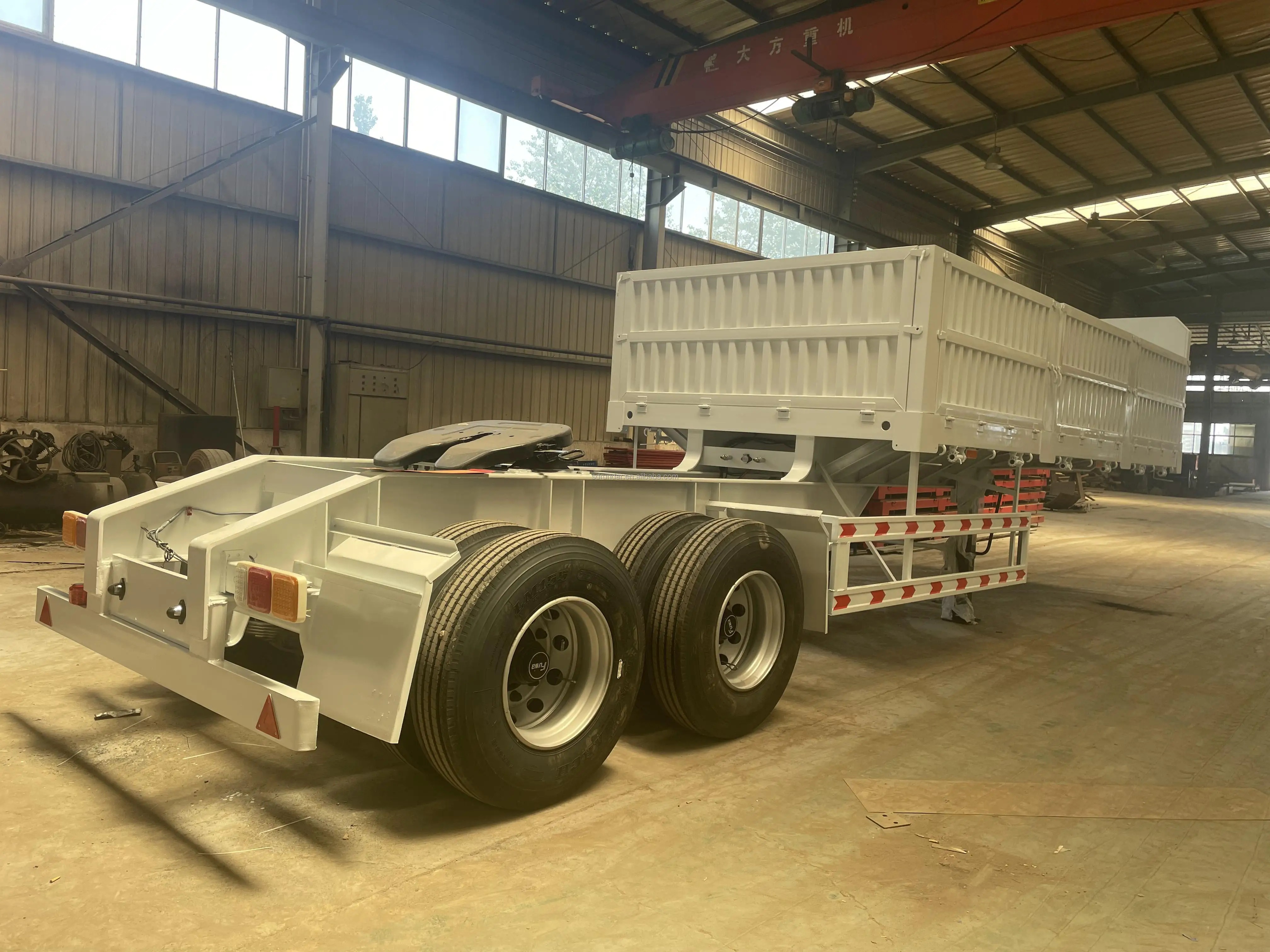 2axles +2 Axles Superlink Flatbed Interlink Flat Deck Trailer For Sale ...
