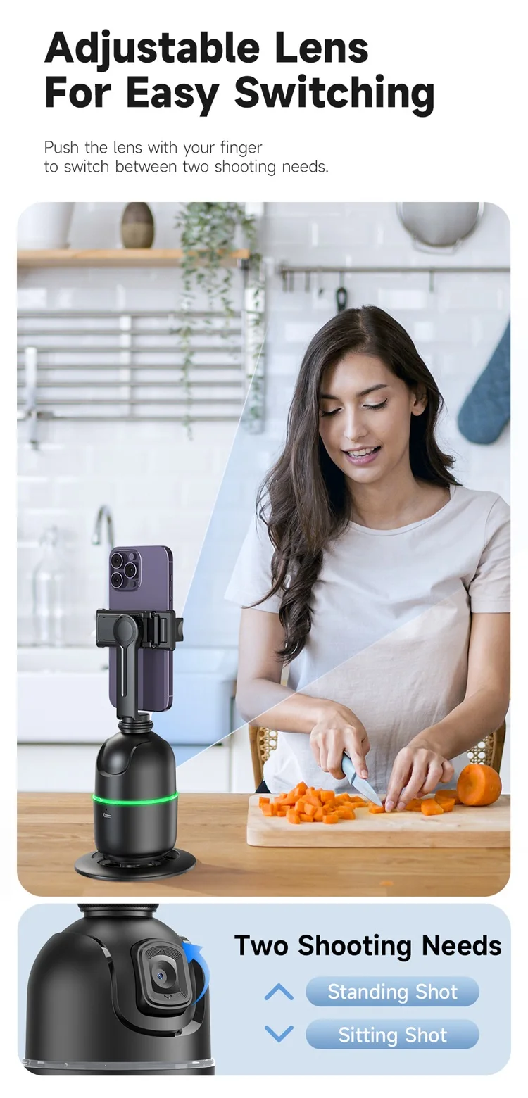 2024 P03 AI Auto Face Tracking Smart Follow Gimbal Stabilizer