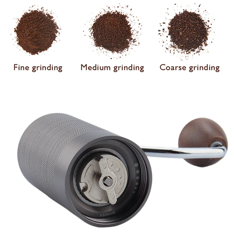 Mini Manual Coffee Bean Grinder Portable Stainless Steel Conical Burr ...