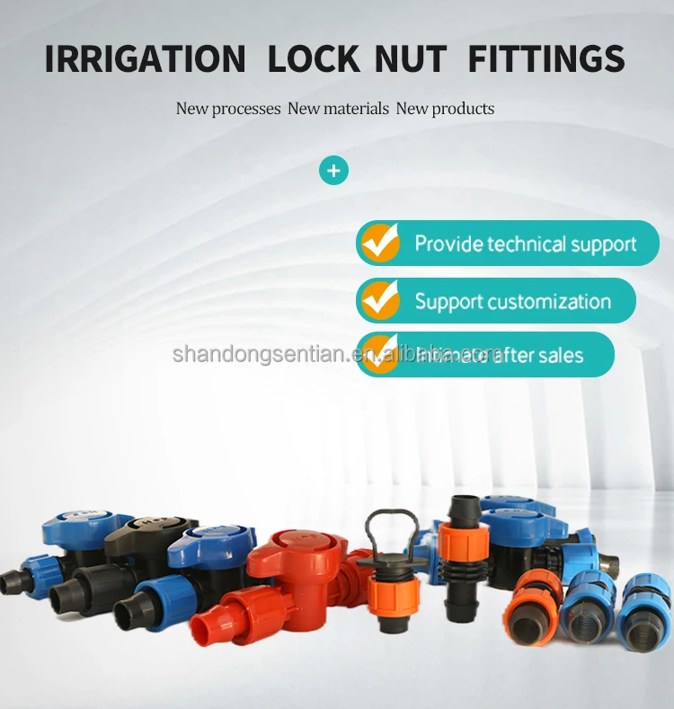 Agricultural Drip Irrigation Drip Tape Lock Quick Connector pp Plastic ...