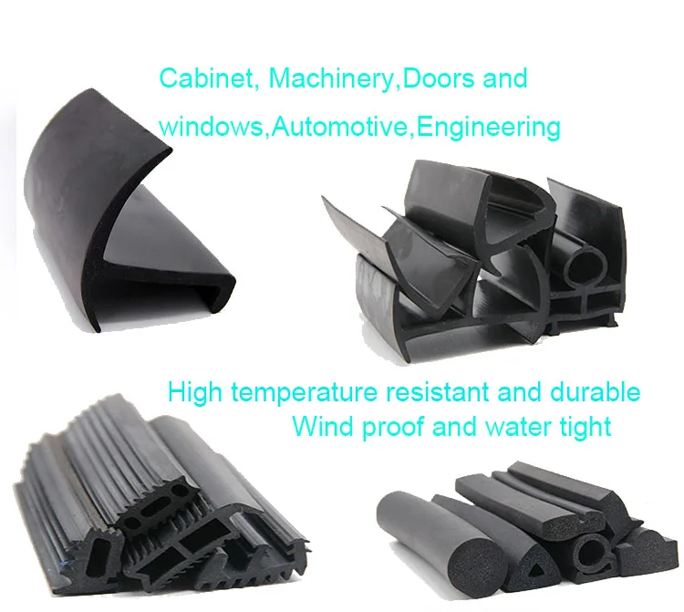 OEM Custom Aluminum Sliding Door Bottom Soft EPDM Rubber Seal Strip for ...