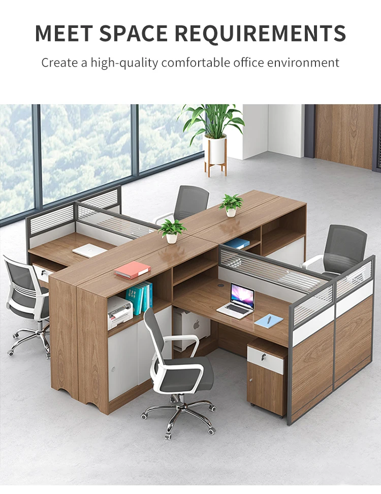 Staff Table Office Meeting Room Furniture Staff Table and Chair Wooden ...