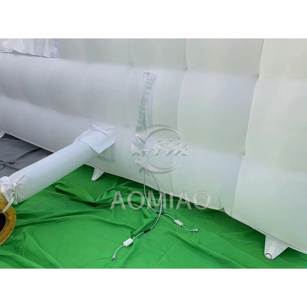 High Quality Large Inflatable Cube Tent With Led Lights Inflatable ...