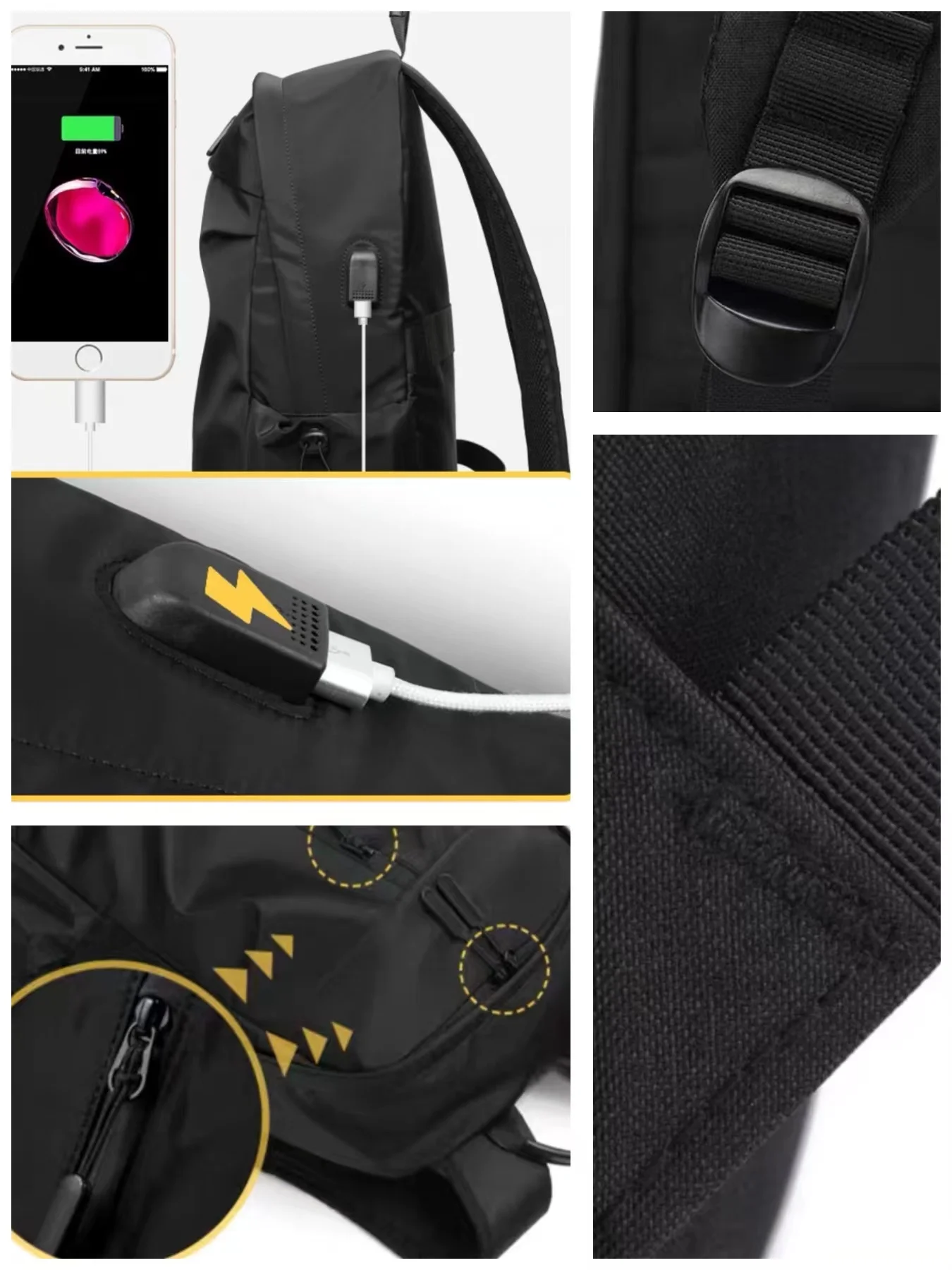 Large Capacity Custom Fashion Durable Laptop Backpack Casual Sports ...