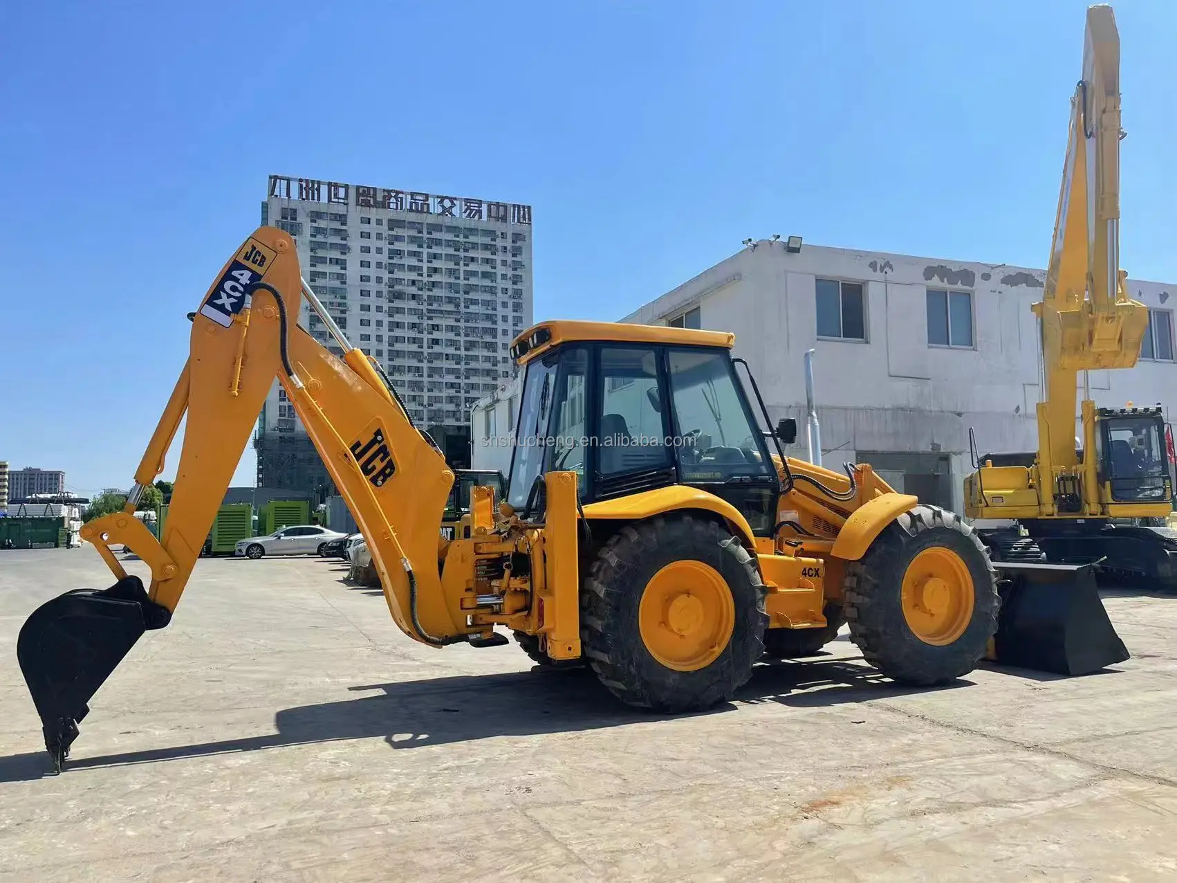 Great Condition Original JCB Backhoe Loader Used Retro Excavator Second ...