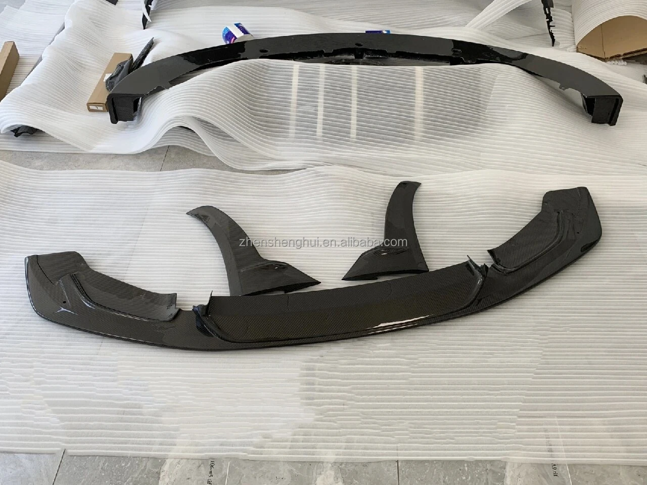 Bmw F82 Carbon Fiber Rear Bumper Diffuser & Front Lip Spoiler Oem
