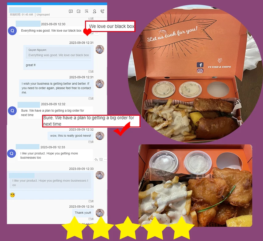 Kraft Paper Food Packing Boxes - Perfect for Outdoor Picnics