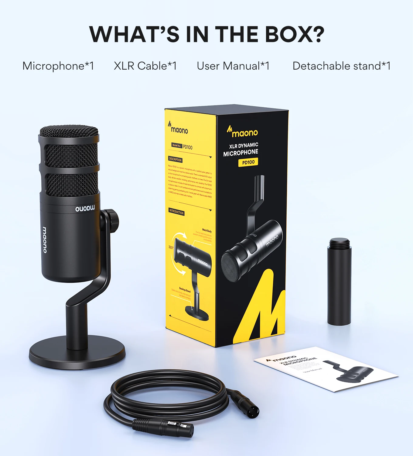 Maono New Model Dm20 Professional Ampligame Mic Live Streaming ...