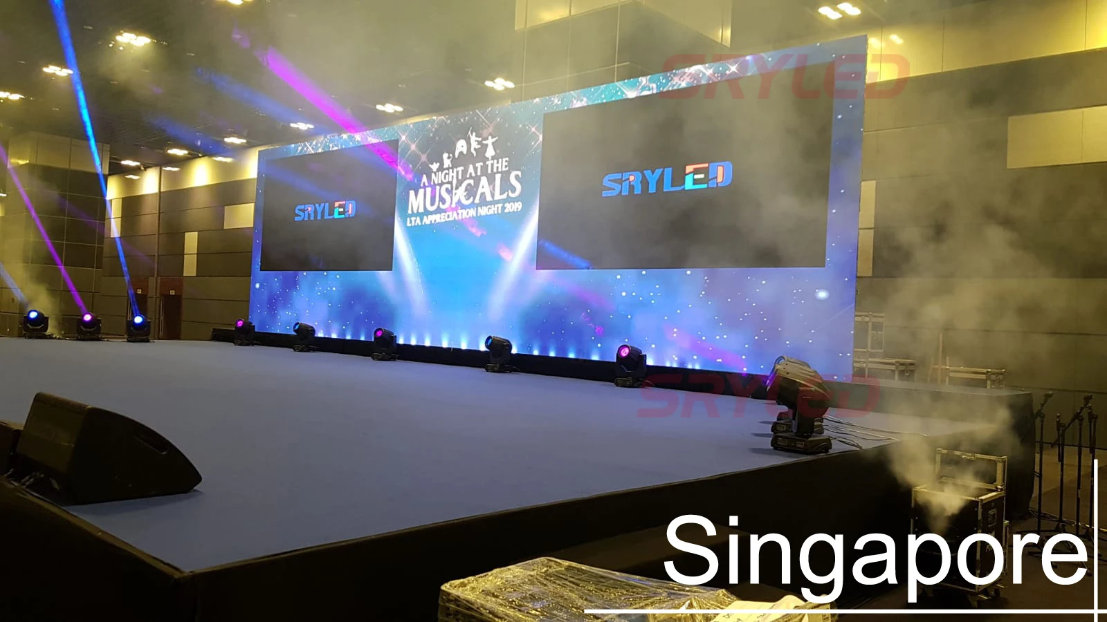 500x500 Rental Led Display Cabinet Indoor Outdoor Stage Led Display ...