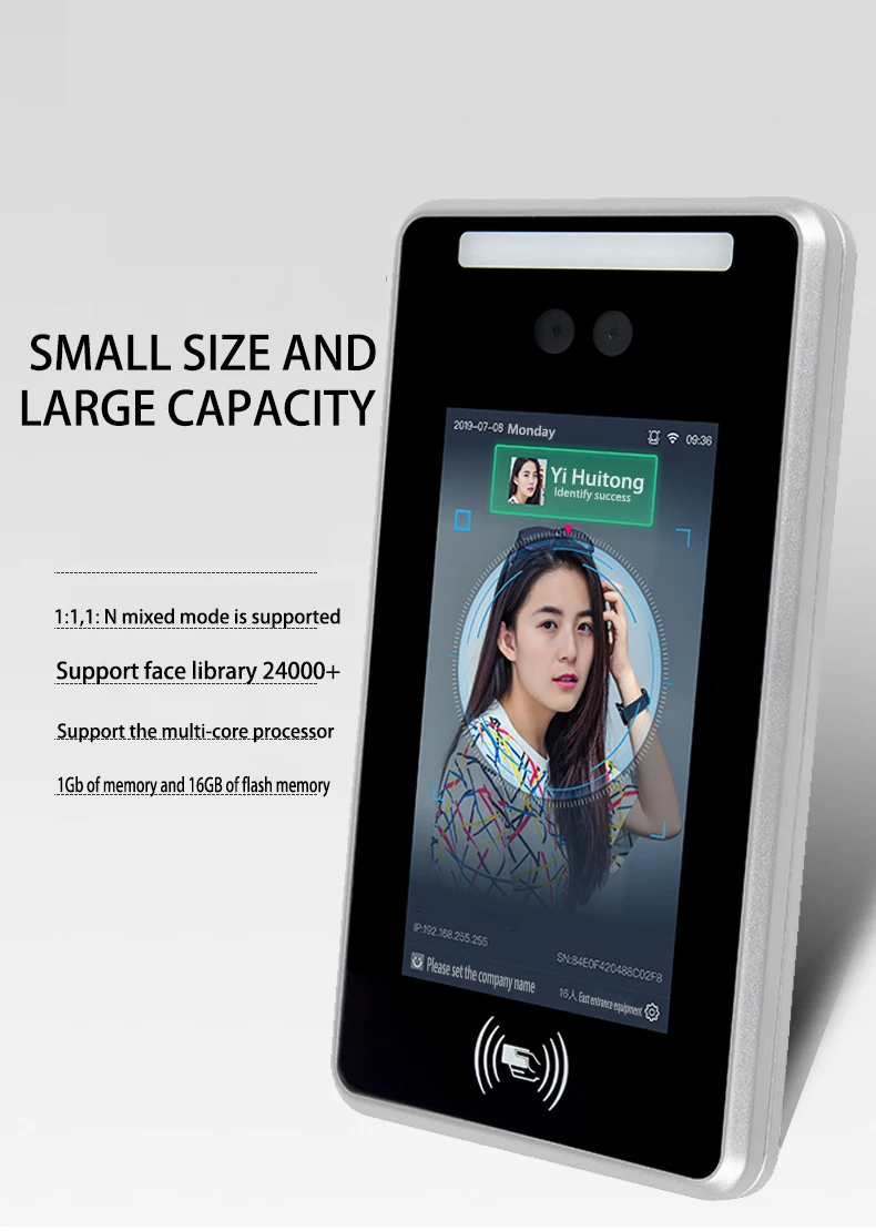 Ai Smart 3d Time Attendance System Detection Capture Digital Access Control Camera Door Lock