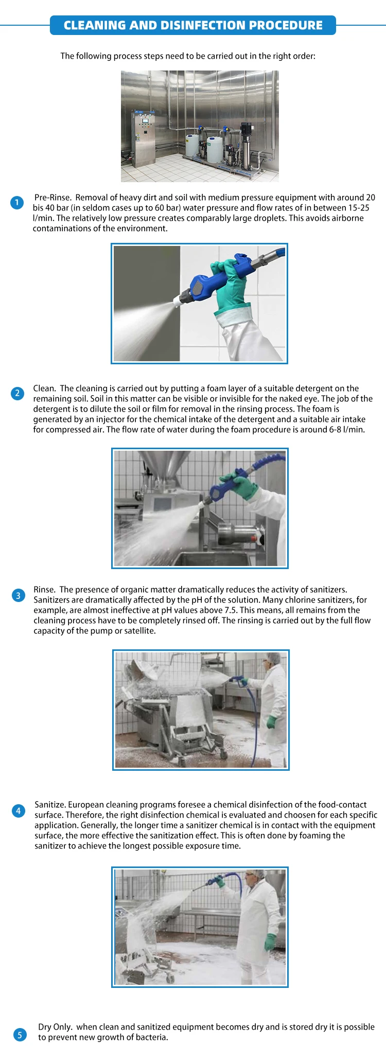 Sanitation Standard Operating Procedures Floor Cleaning Equipment ...