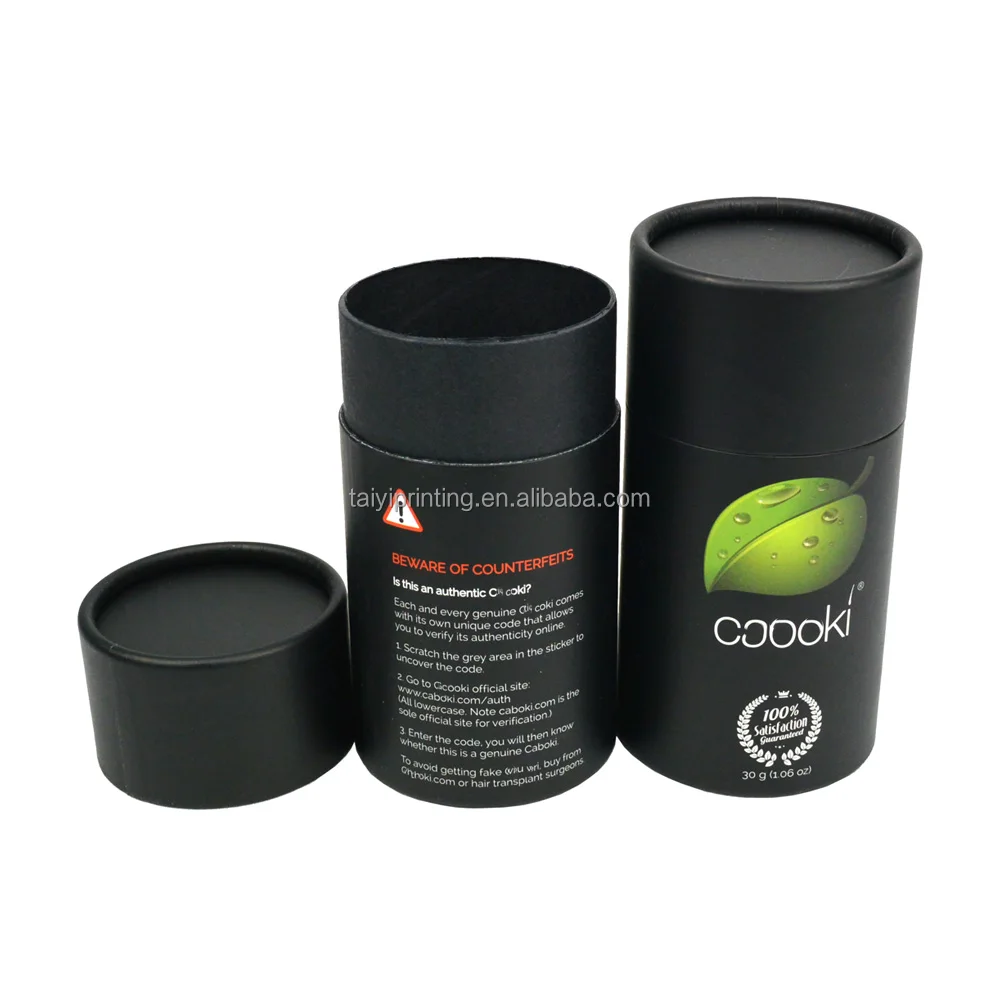 Cylinder Cardboard Gift Tube Tea Box Custom Logo Luxury Round Paper ...