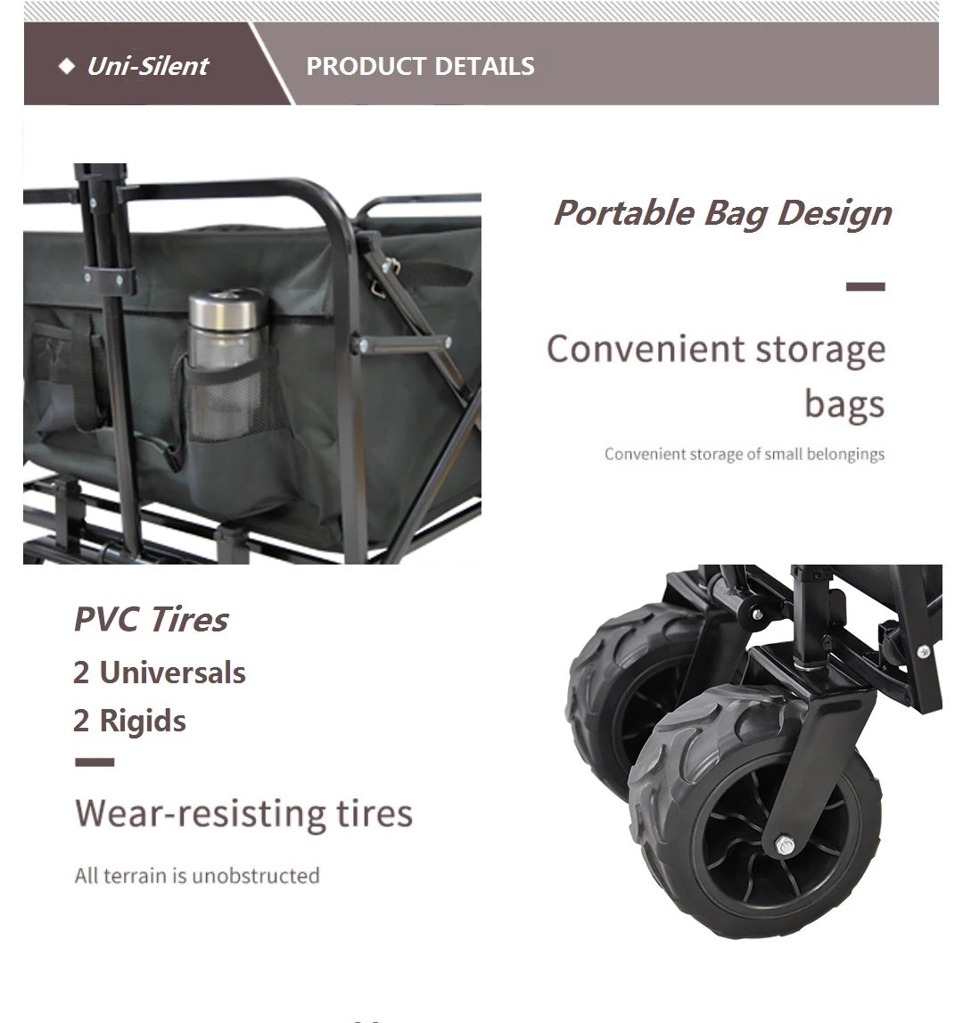 Collapsible Heavy Duty Hand Folding Utility Baby Carry