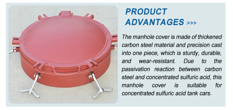 Stainless Steel Manhole - Quick Opening Cover - Carbon Steel Body