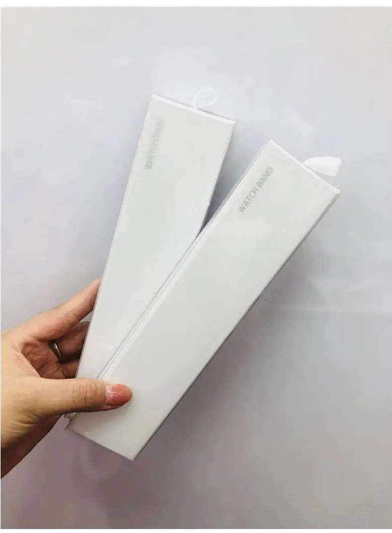 Simple Watch Strap Box Case for Apple Watch Band 6 5 4 3 Box Paper Pack ...