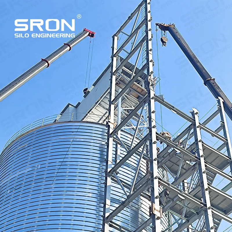 1500 Tons Cement Silo for Fly Ash Storage with Customized Design and ...