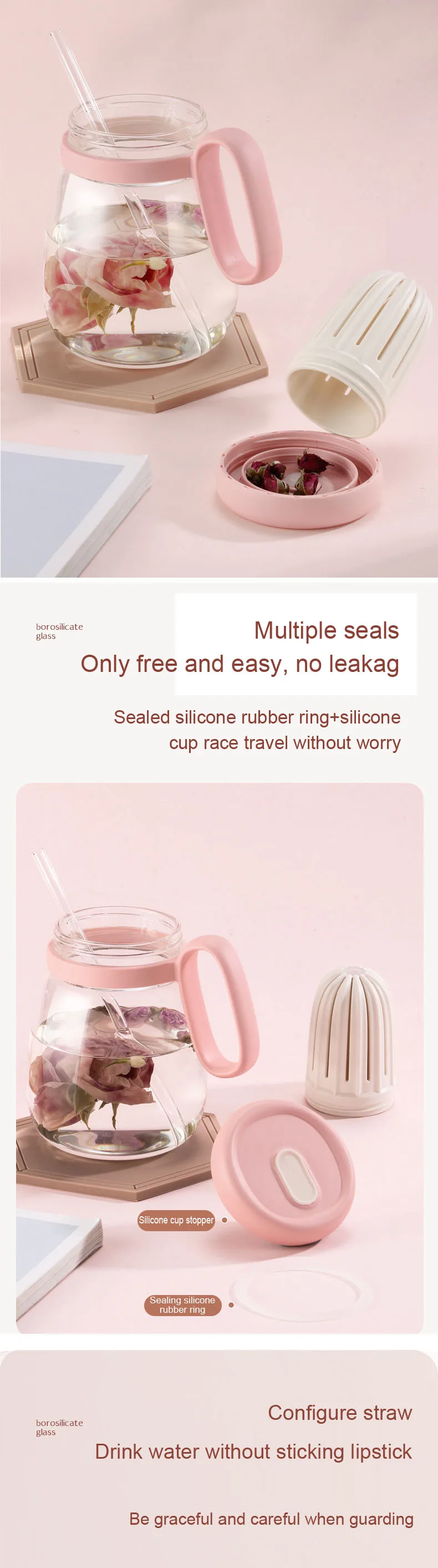 Jwt 850 Ml Tea Water Separation Cup Outdoor Campus Leisure Portable ...