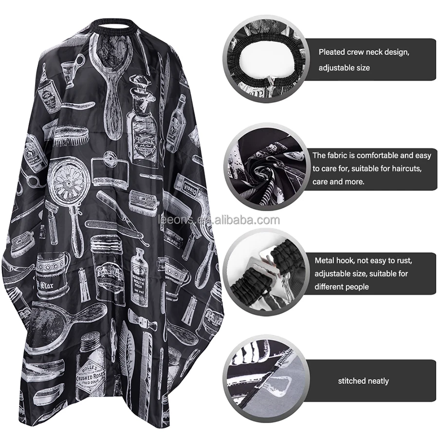 Custom Logo Designer Waterproof Hairdresser Styling Cape