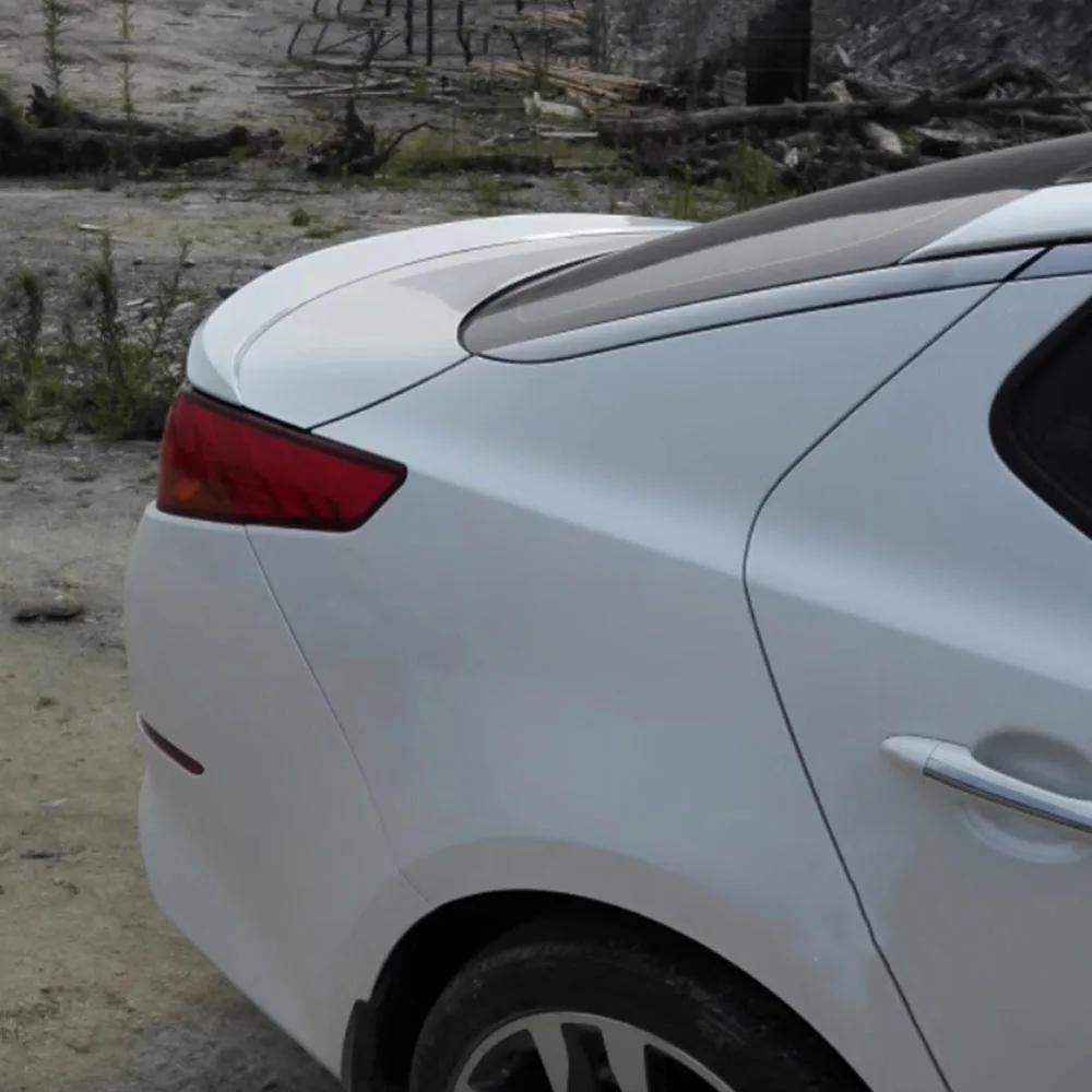 For Kia K5 Rear Spoiler 2016+ Abs Material Amg Style 14-15 Carbon Black ...