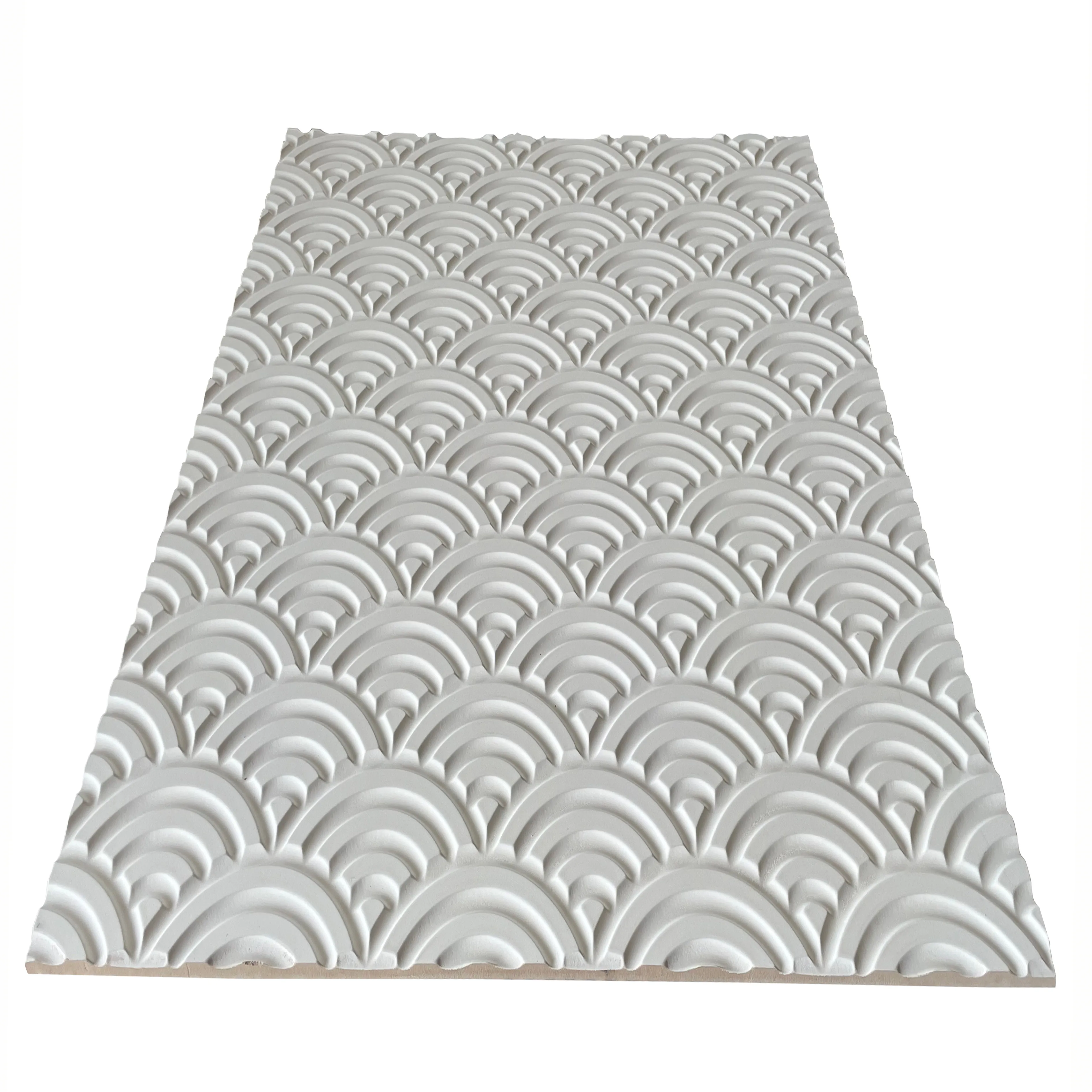 Art Tuxtured Curved Wooden MDF Board for Wall Decoration