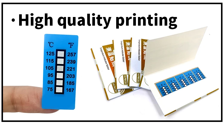 Car Stickers Temperature Indicating Labels Custom Change Time Heat ...