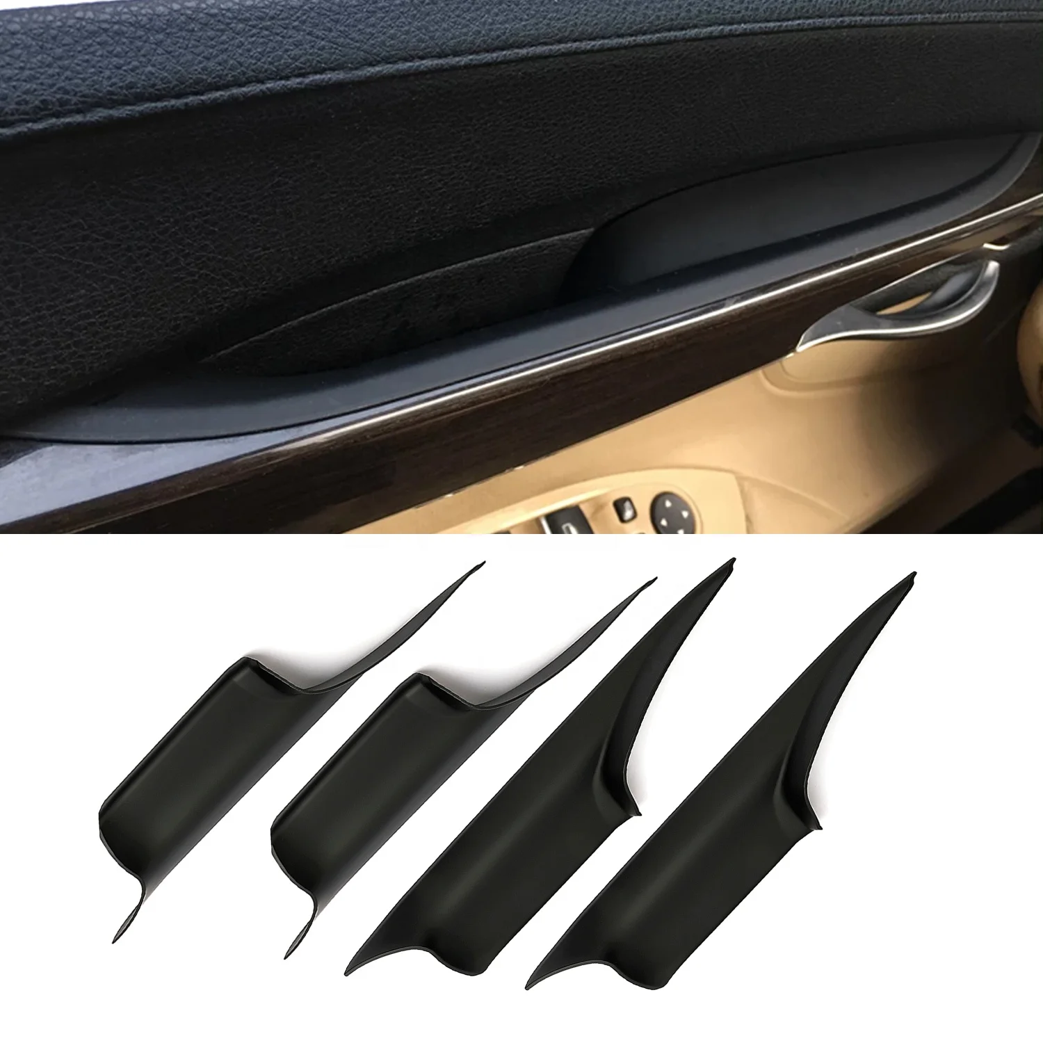 Interior Inner Door Pull Handle Carrier Cover Panel 51419115501 ...