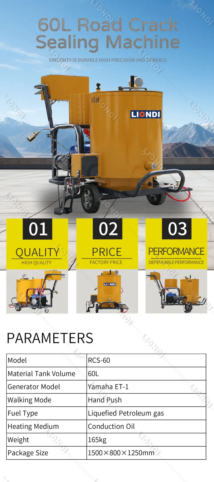 RCS-60 Highway Engineering Asphalt Pavement Pavement Pavement Joint Crack Sealer| Alibaba.com