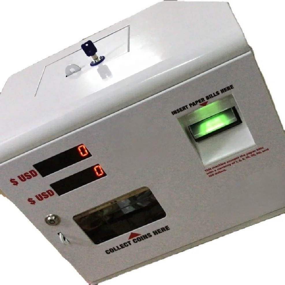 Mini Wall Mounted Coin Token Change Machine For Coin Vending Machine ...