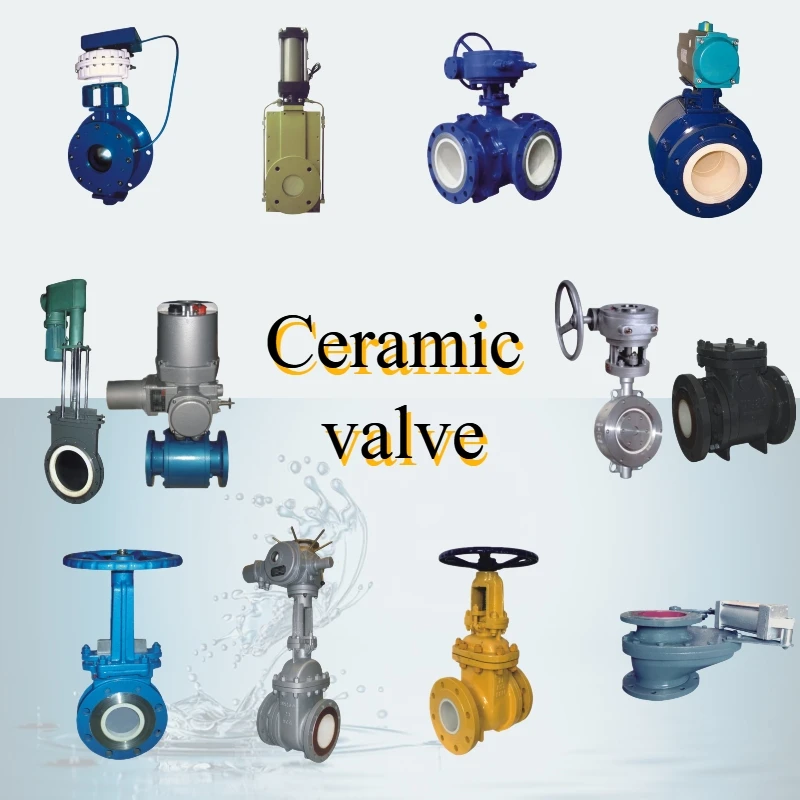 DN80 Pneumatic Ceramic Double Gate Valve Pneumatic Ash Conveyor ...