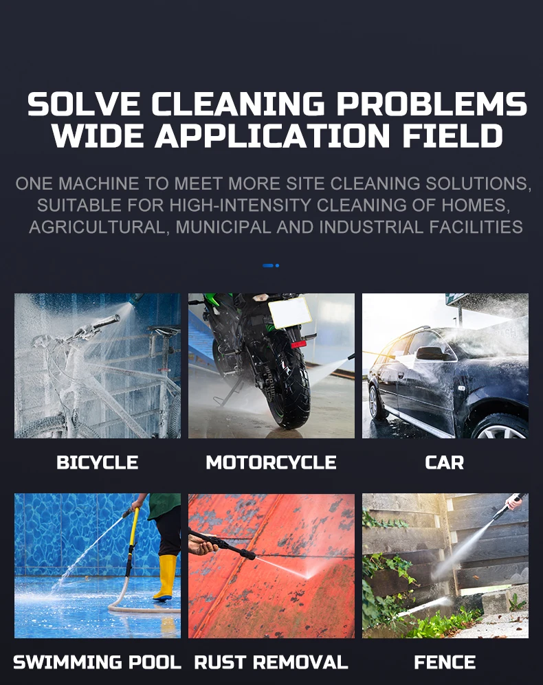 Industrial Power Cleaning Machine 6.5hp Gasoline Pressure Washer ...