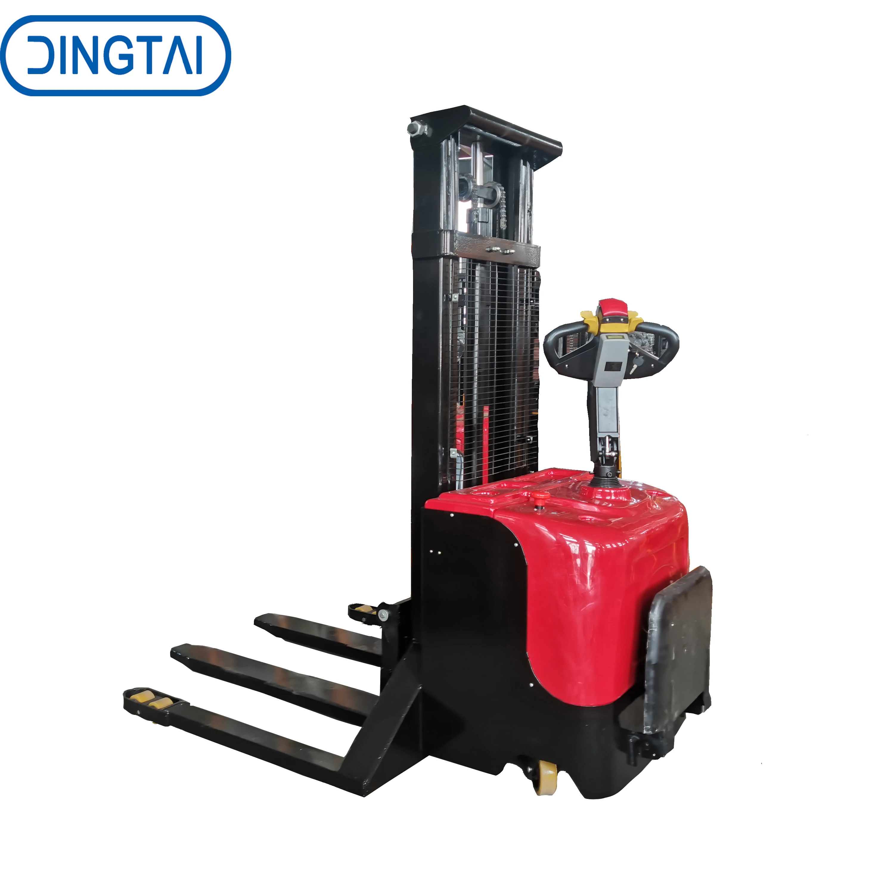 Full Electric Pallet Forklift Stacker 1500kg 2 Ton 2 M-5.5m With ...