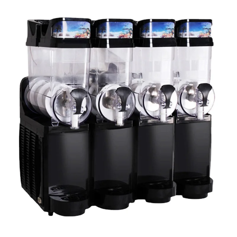 15l*4 Commercial Fruit Juice Slush Ice Machine Cold Drink Small Snow ...