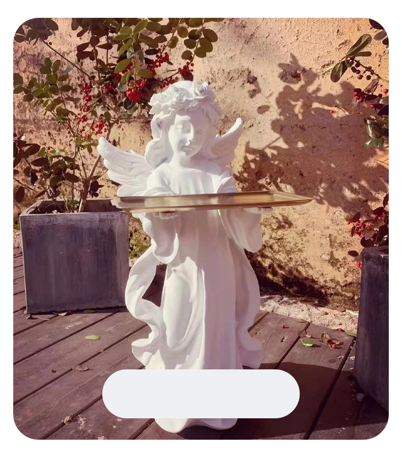 Retro Resin Angel Figurines - Perfect for Decoration & Gifts