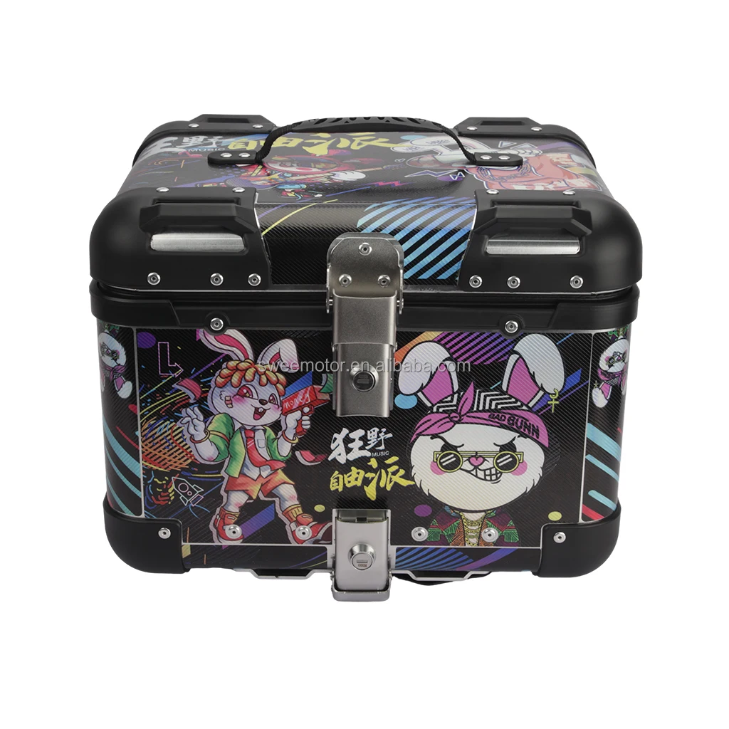 Sweer Top Box For Motorcycle Tail Boxes 40l Aluminium Motorcycle ...