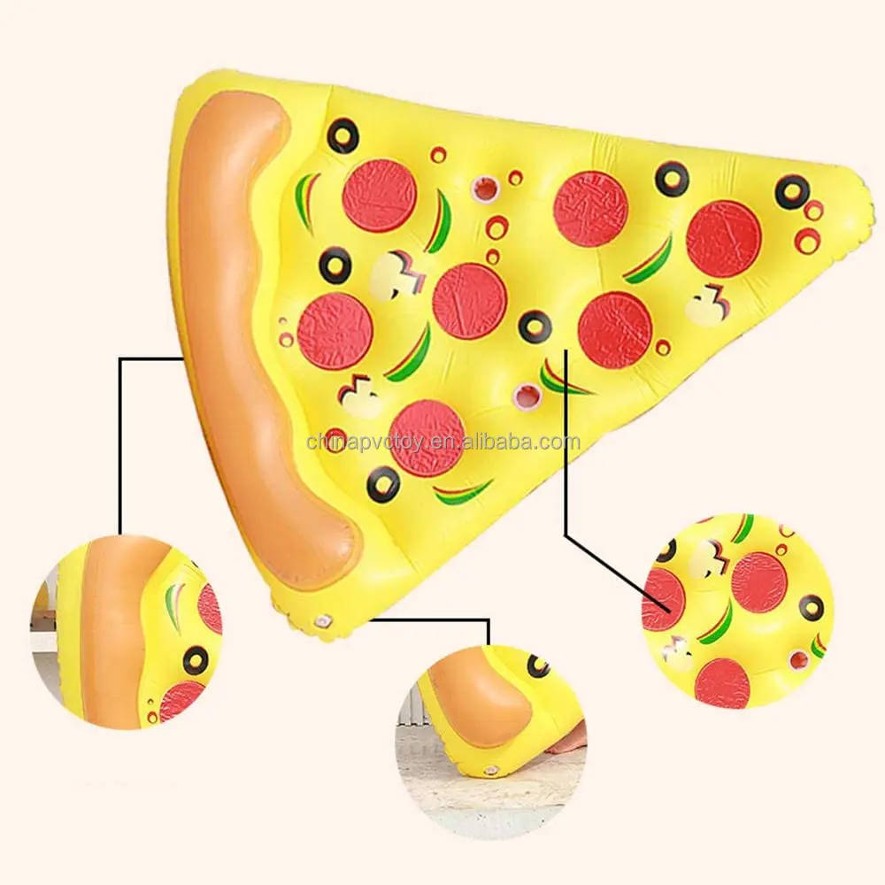 Pizza Inflatable Pool Float Raft Lounger Floating Row Summer Party ...
