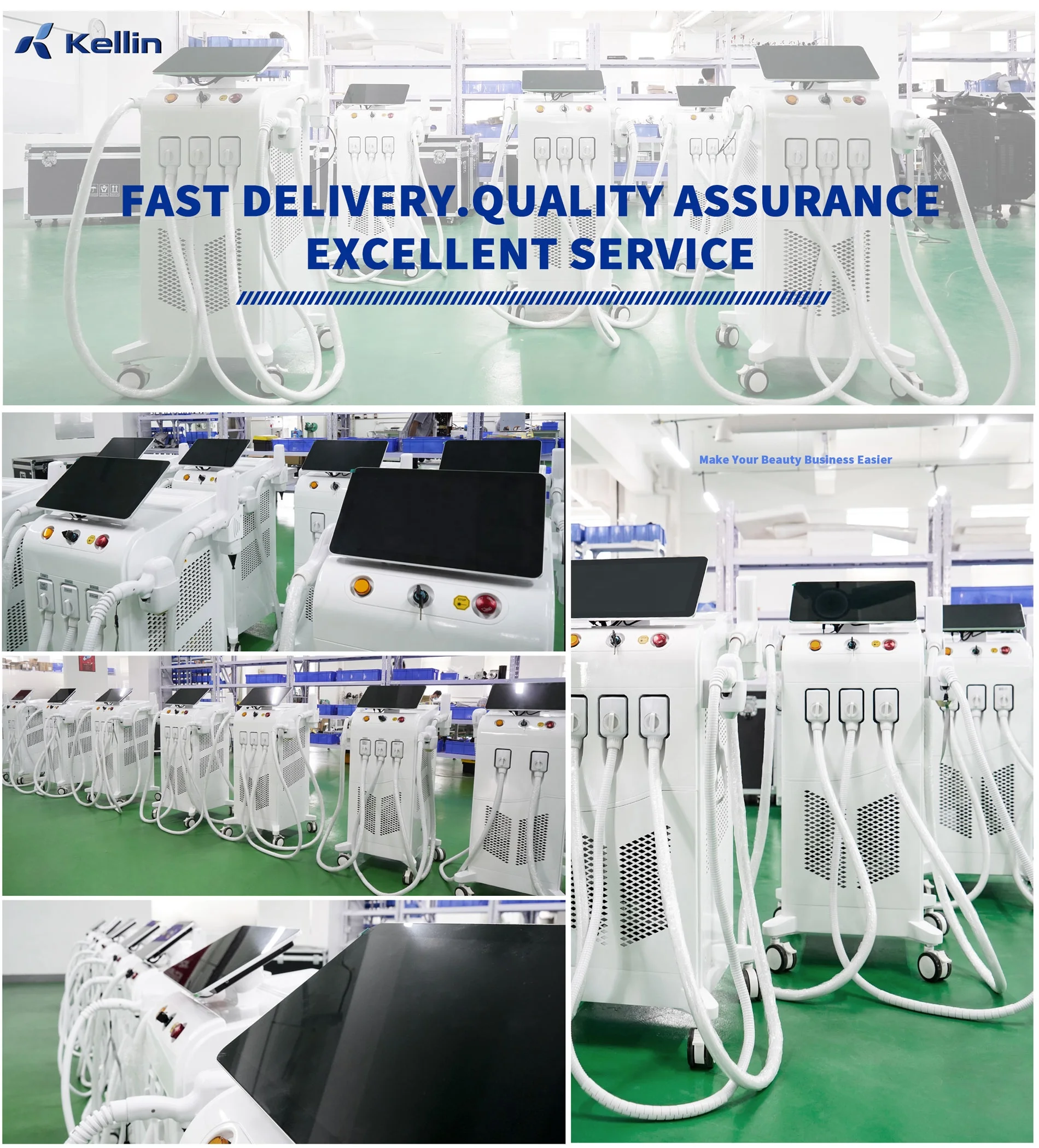 Triple Wavelength Diode Laser for Hair Removal - 2 Year Warranty