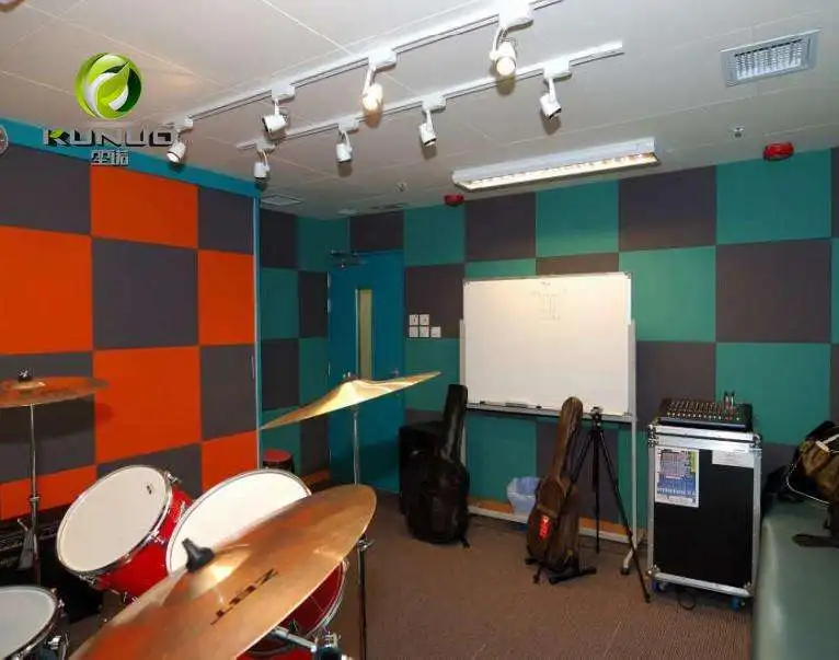 Side Edge Stretched Acoustic Panel 5/8'' 1'' Plastic Fabric Wall Track ...