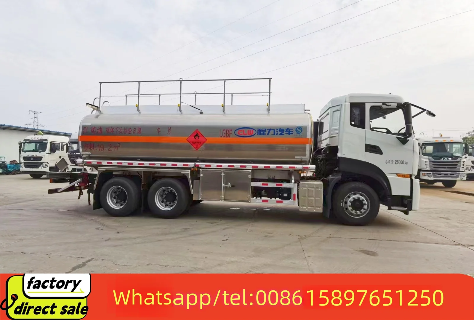 Dongfeng Used 6*4 20000 Liters Diesel Oil Transporter Capacity Fuel ...